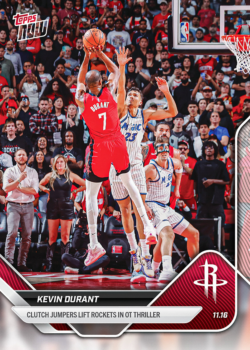Kevin Durant - 2025-26 NBA Topps NOW® - Card 57 – Topps UK