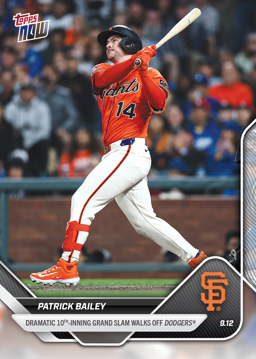 Patrick Bailey - 2025 MLB Topps NOW® - Card 702 – Topps UK